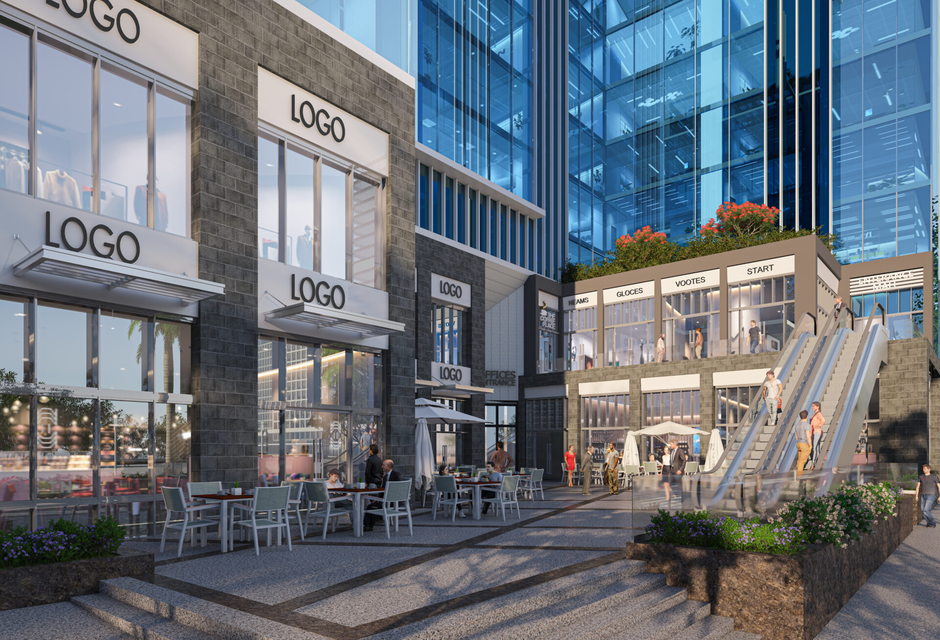 Optima Business Mall - Commercial Shops - New Administrative Capital ...